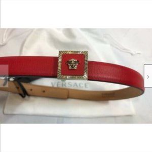 Versace | Accessories | Authentic Nwt Versace Womens Belt Red 9 36 ...